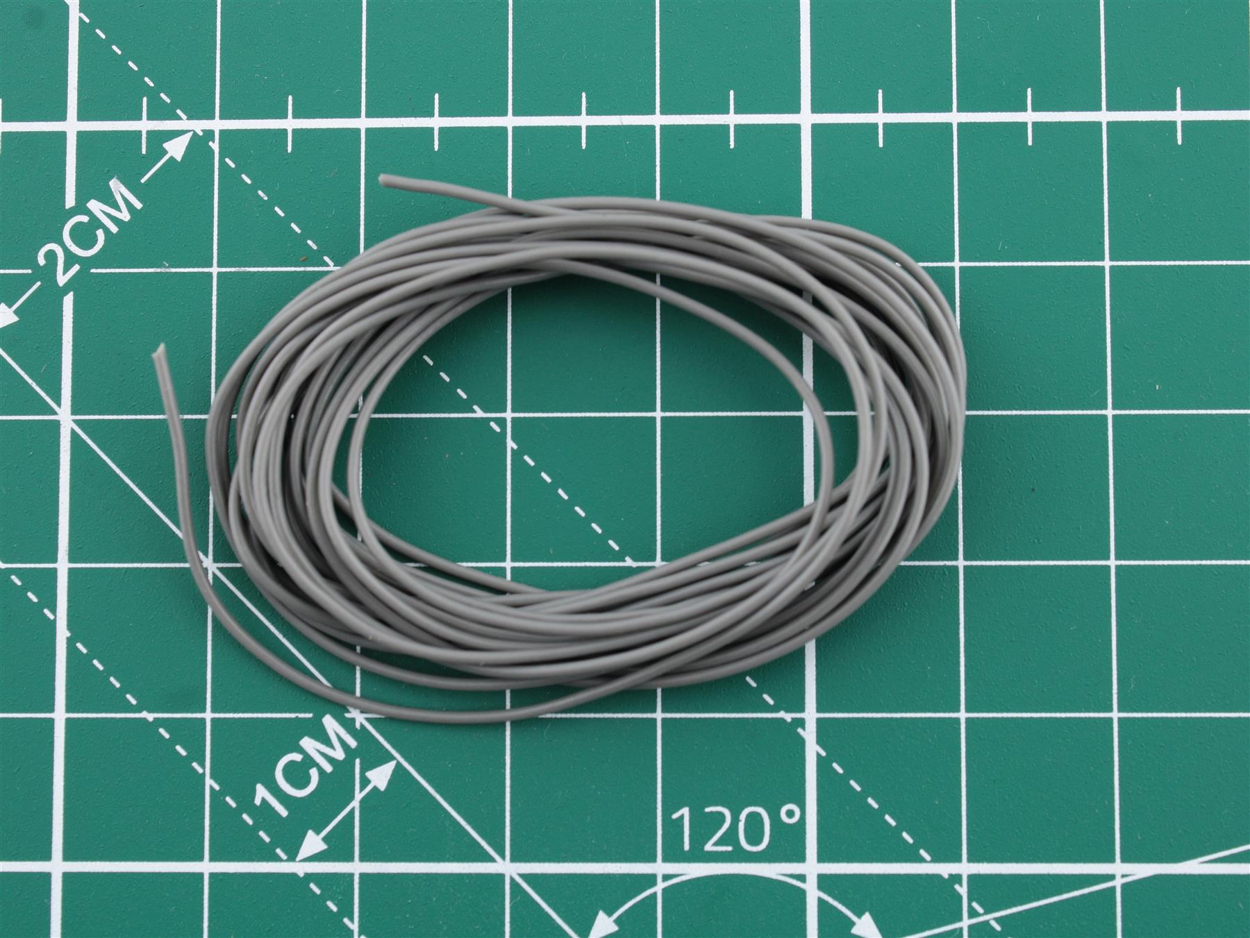 Multi strand electrical wire Gray 0.35mm x 2.0 meters